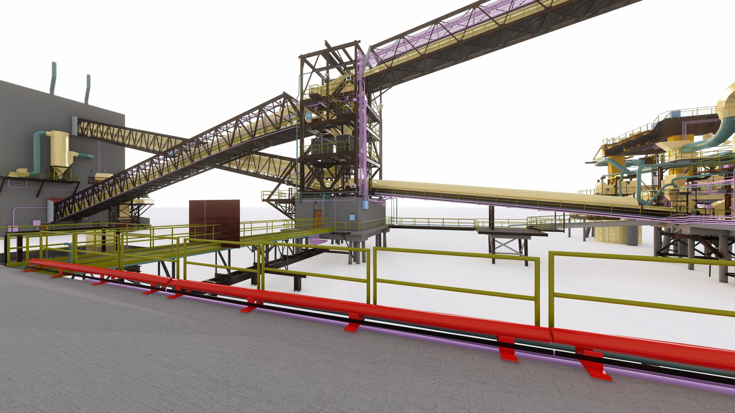 Scan to BIM Offshore project,KSA (Middle East ) - oneclickbim.global